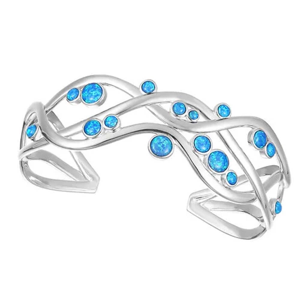 Ocean Wave Bangle - OPB27 - Jersey Inspired