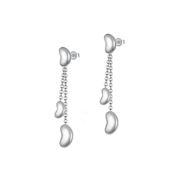 Jersey Bean Droplet Earrings - JBDE-01 - Jersey Inspired
